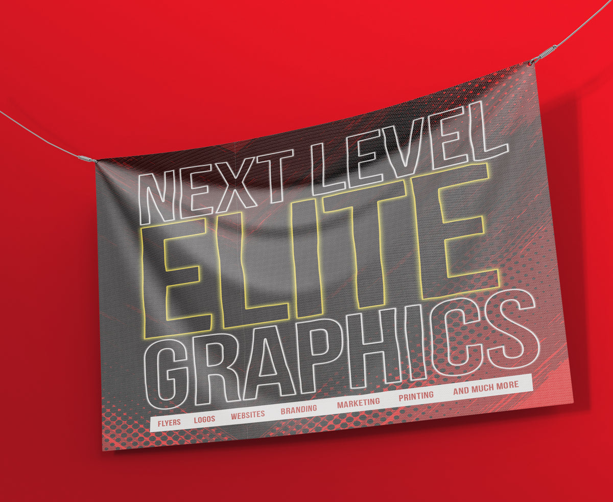 Fabric Vinyl Banner Design + Print – Next Level Elite Graphics